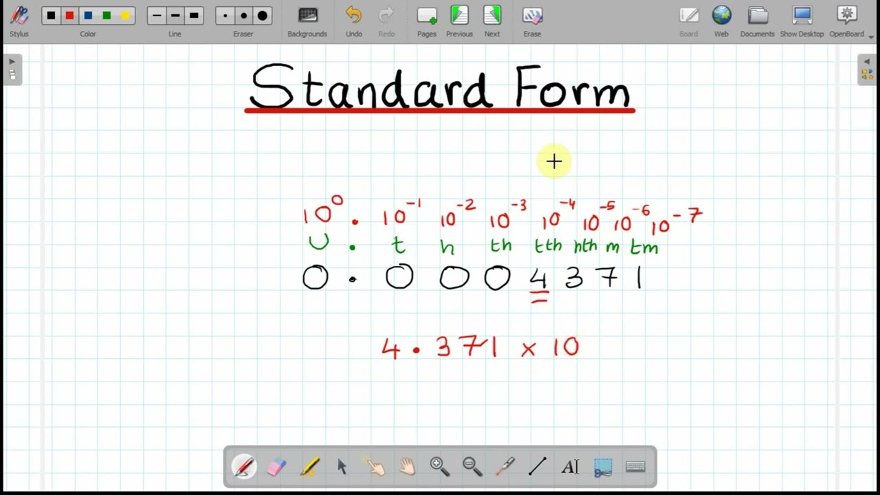 How To Write A Number In Standard Form YouTube How To Write A Number In Standard Form YouTube
