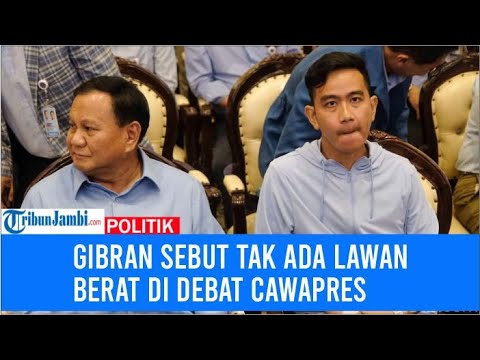 Gibran Sebut Tak Ada Lawan Berat di Debat Cawapres - YouTube