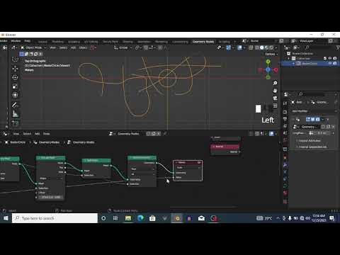 pathway intersection manipulation(intersections in a spline considered) geometry nodes follow ...