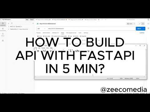 HOW TO BUILD API WITH FASTAPI IN 5 MINUTES? #fastapi #coding - YouTube