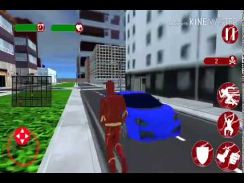 testando o jogo do Flash / super rapidez resgatar sobrevivência vôo ...