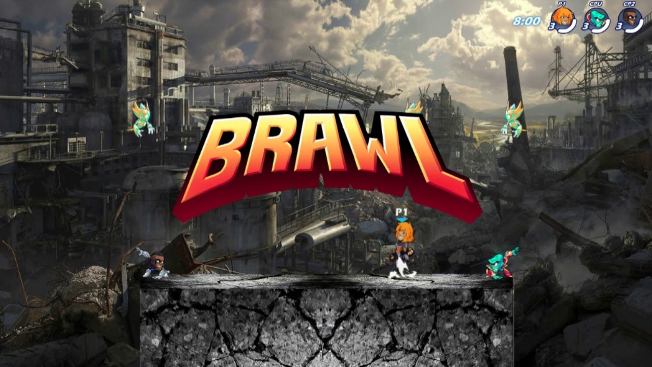 Brawlhalla Map Skins Brawlhaven Destroyed City - YouTube