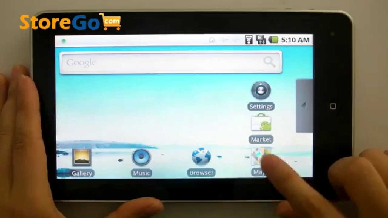Haipad M701 Android 2.1 Tablet 7.0 Inch Touch Screen HD 1080P HDMI WiFi ...