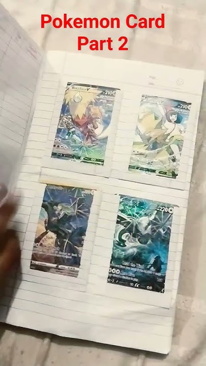 Pokemon card book # Made at home part-2 - YouTube