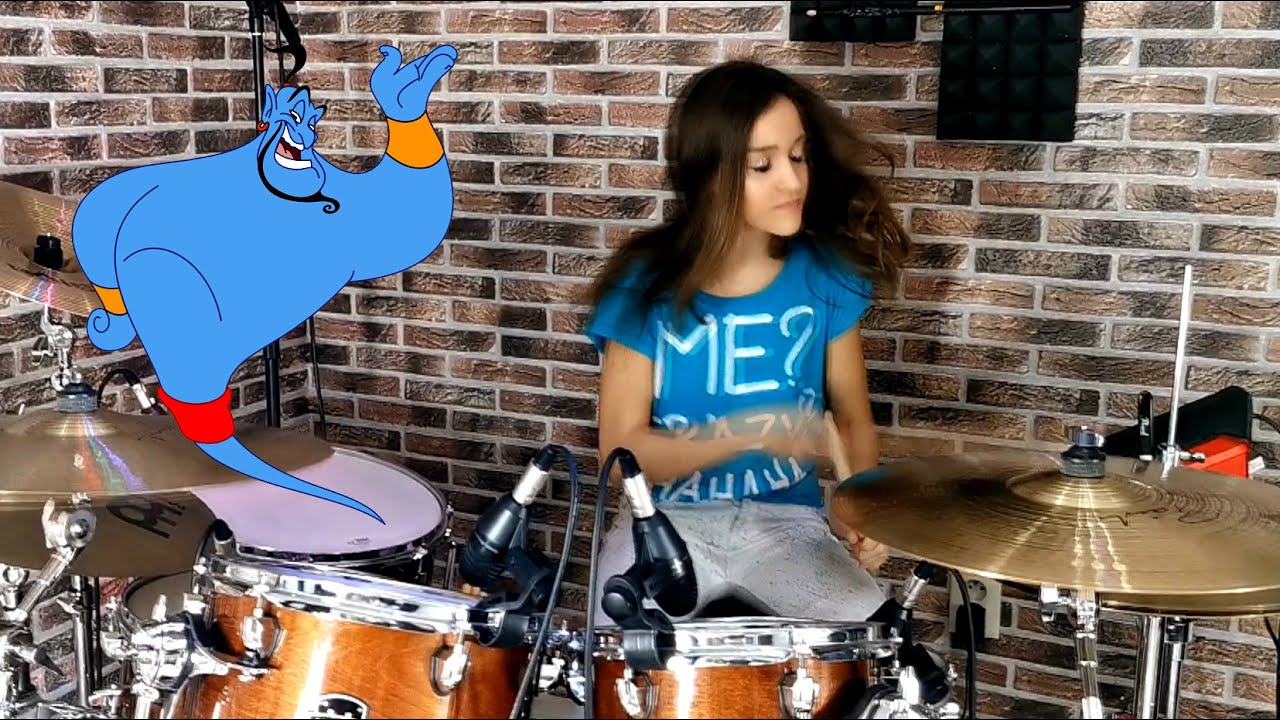 Friend Like Me (Disney’s “Aladdin”) - Drum Cover By Nikoleta - YouTube