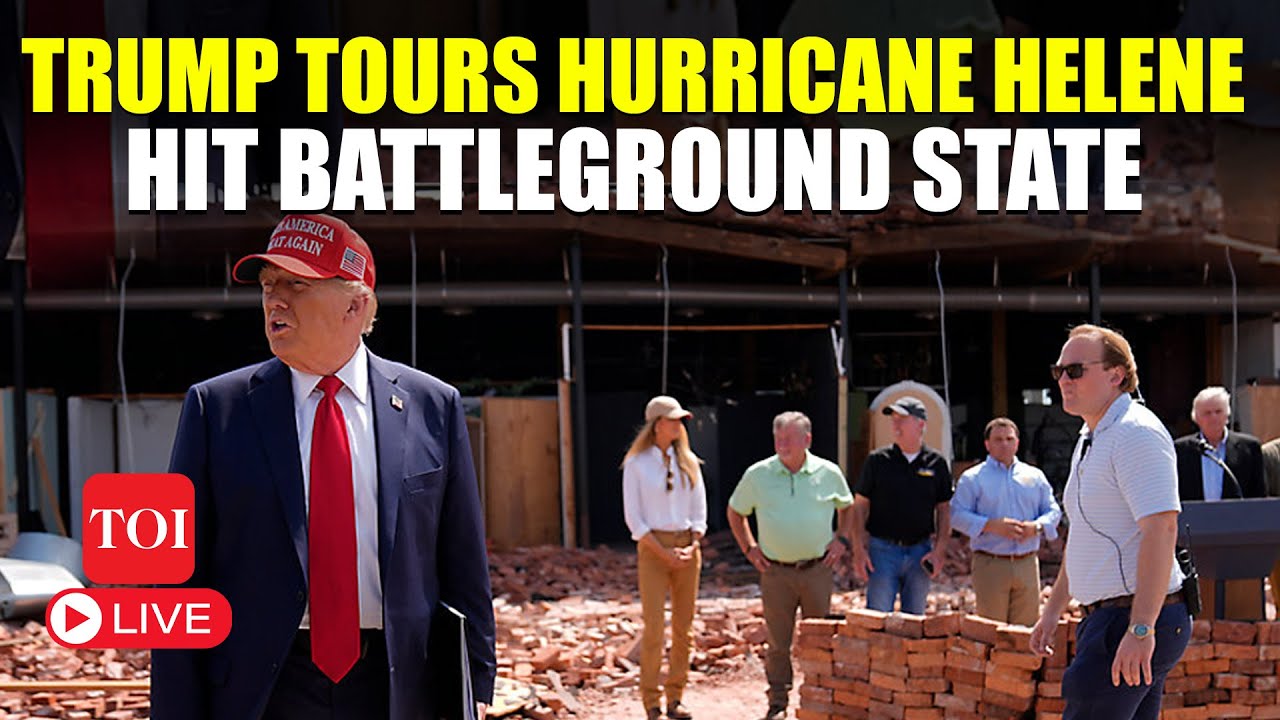 LIVE | Trump Addresses Hurricane Helene Victims In U.S. Battleground ...