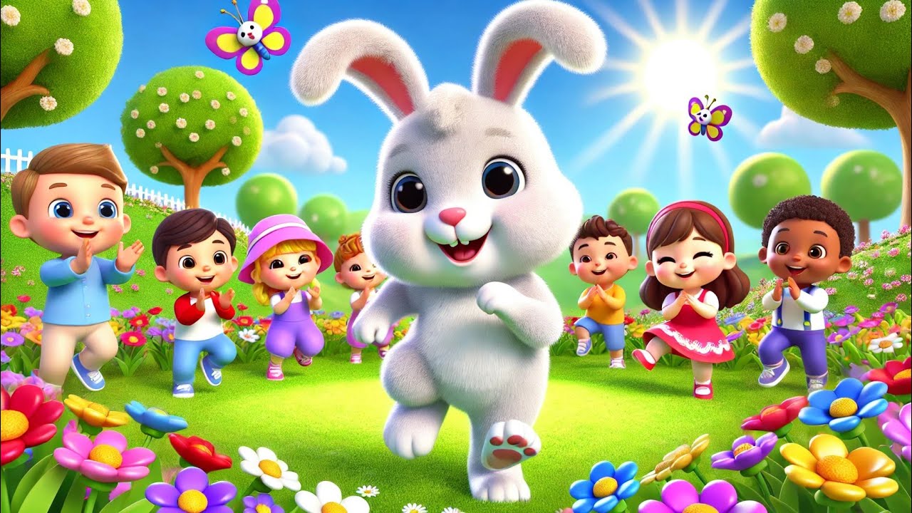 Hop Like a Bunny | Fun Action Song for Kids | Dance, Move & Play - YouTube