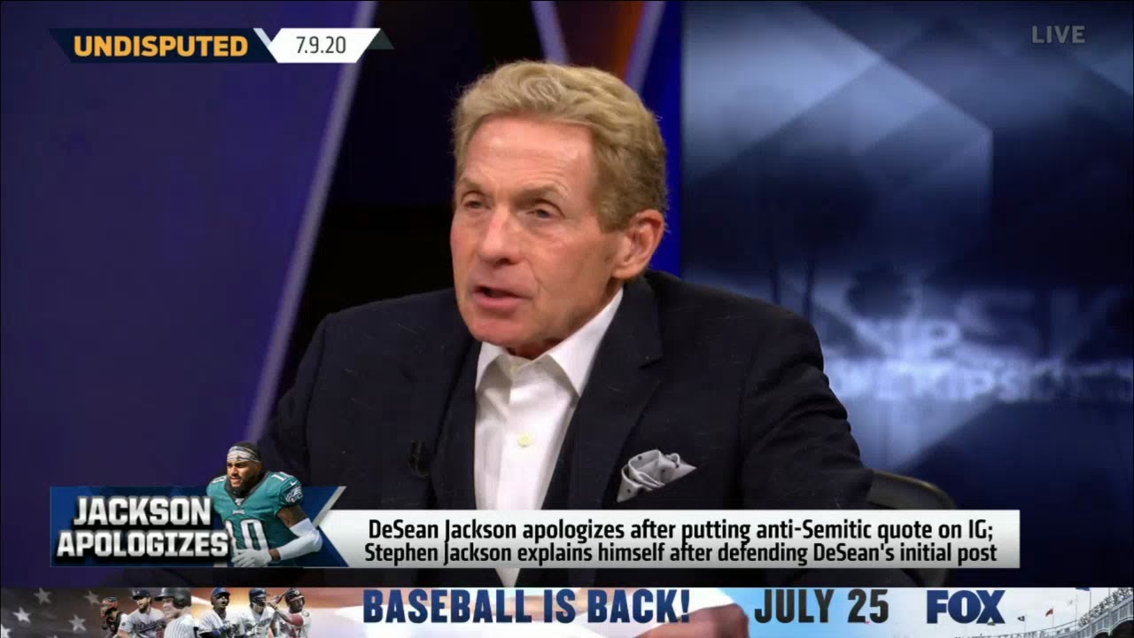UNDISPUTED - Skip Bayless heated debates anti-Semitic quote on IG ...