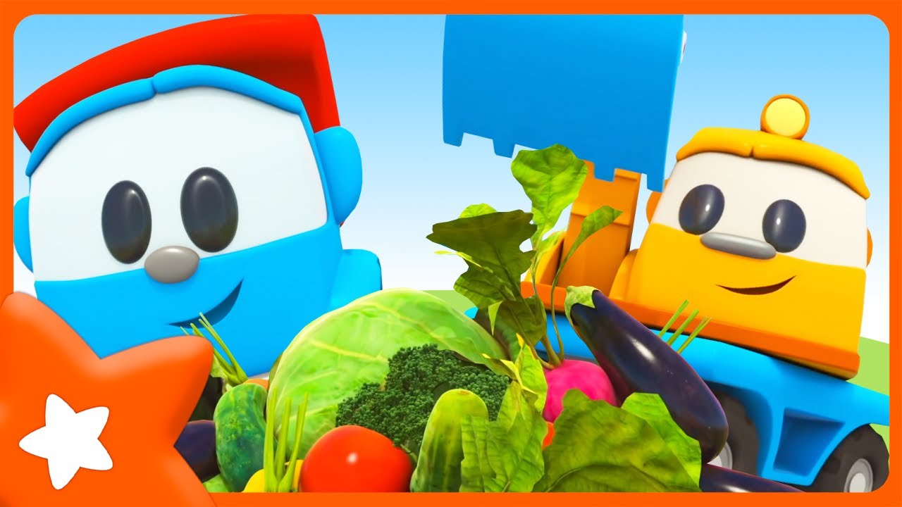 Veggies | Learn vegetables for kids | Sing With Leo 🚚🌈 Kids Songs - YouTube