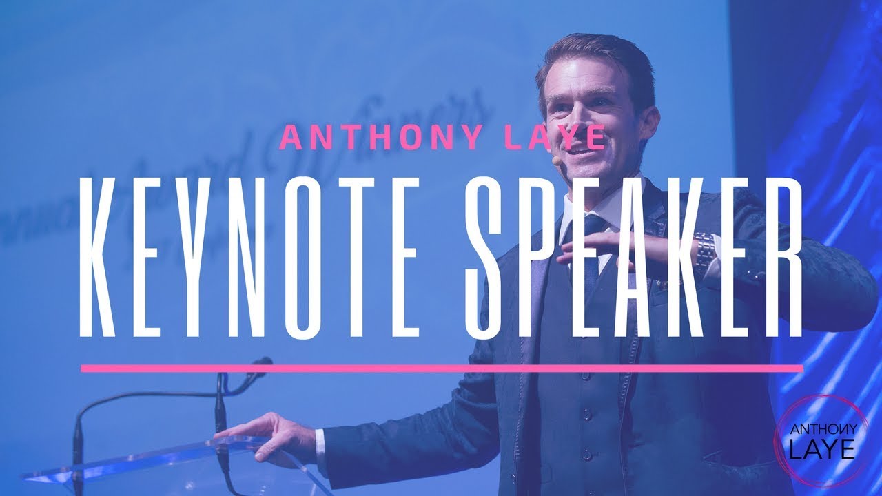 Keynote Speaker and Corporate Entertainer - Anthony Laye - YouTube