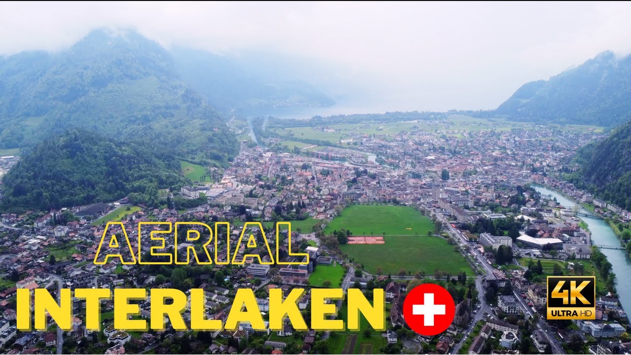 FLIGHT ABOVE PARADISE: Exploring Interlaken by Drone - YouTube