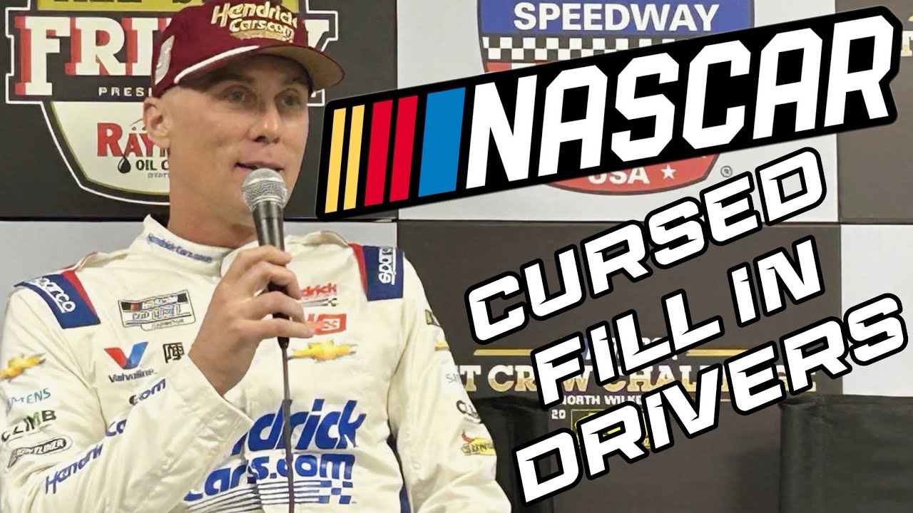 NASCAR Cursed Fill In Driver Moments - YouTube