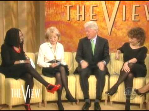 The View-Bill Clinton and Whoopi get a bit excited - YouTube