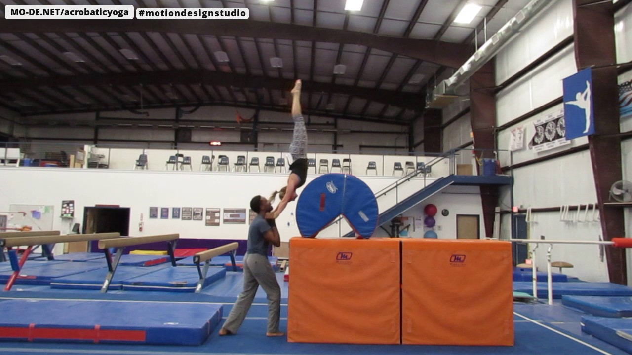 Partner Acrobatics Practice Session - YouTube