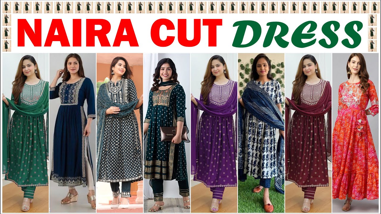 Naira Cut Dress Design Ideas | Latest Kurti Designs 2023 | Trendy Naira ...