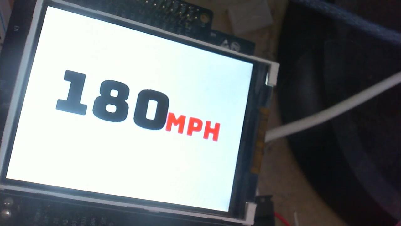 Speedometer proto demo - YouTube