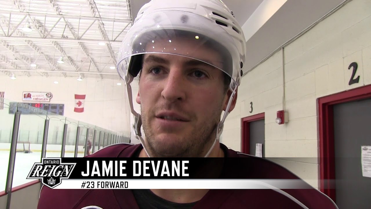 Ontario Reign - Jamie Devane - Pregame 11/11/17 - YouTube