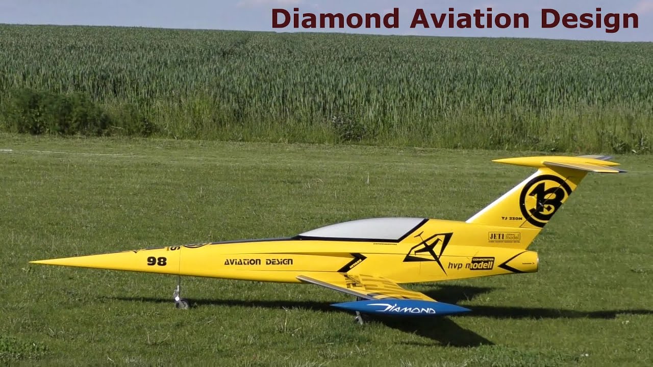 Diamond Aviation Design, PBS TJ jet turbine powered RC model, 2016 ...