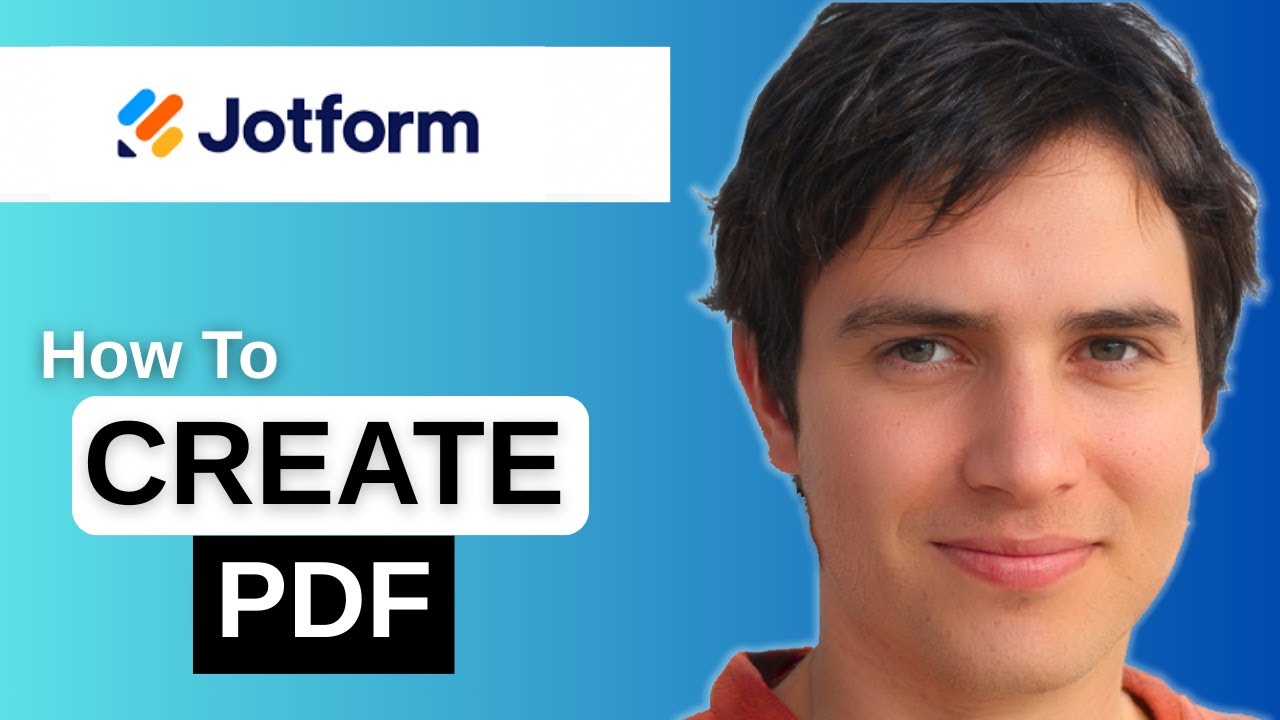 How To Create A PDF Document In Jotform - YouTube