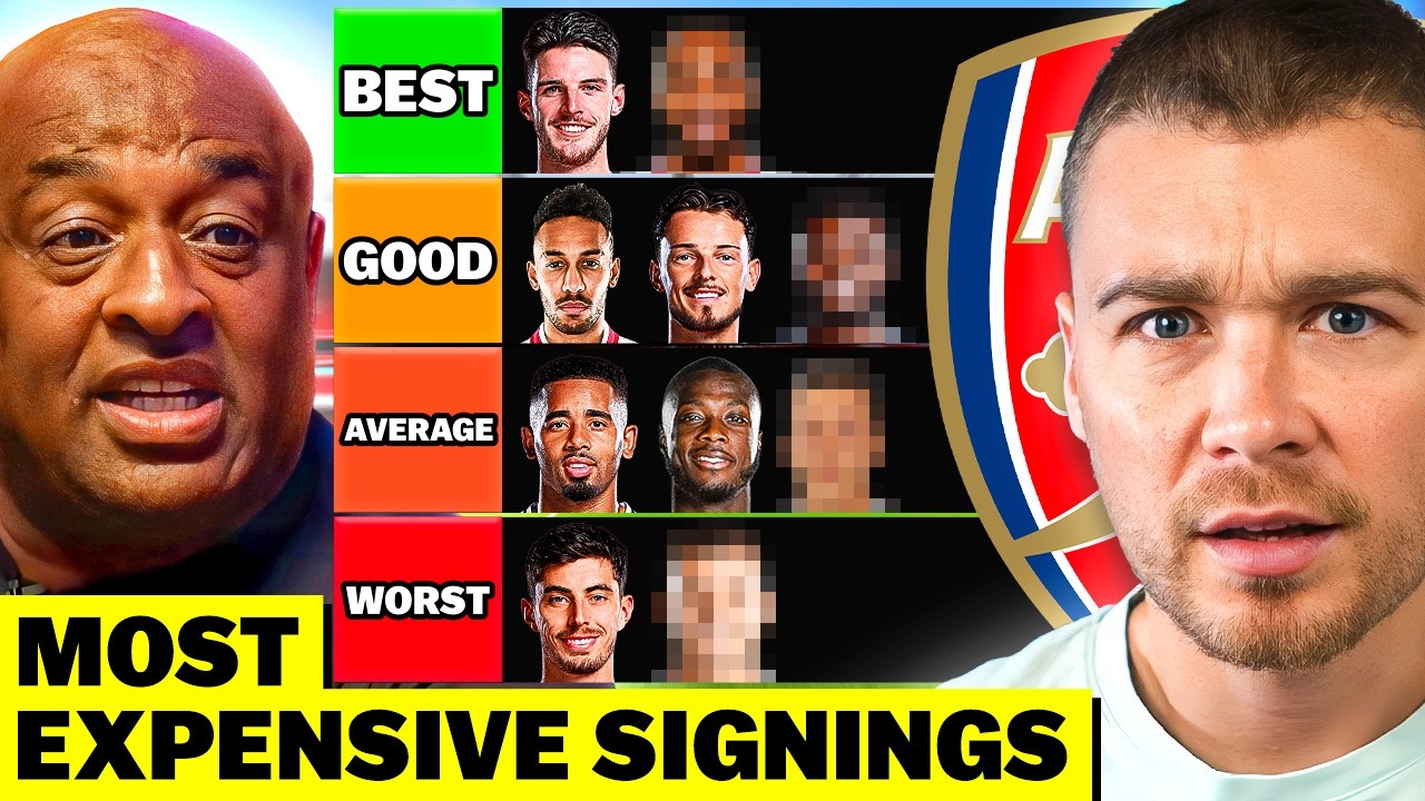 Ranking Arsenal's Top 10 Most Expensive Signings w/ Clive Palmer! - YouTube
