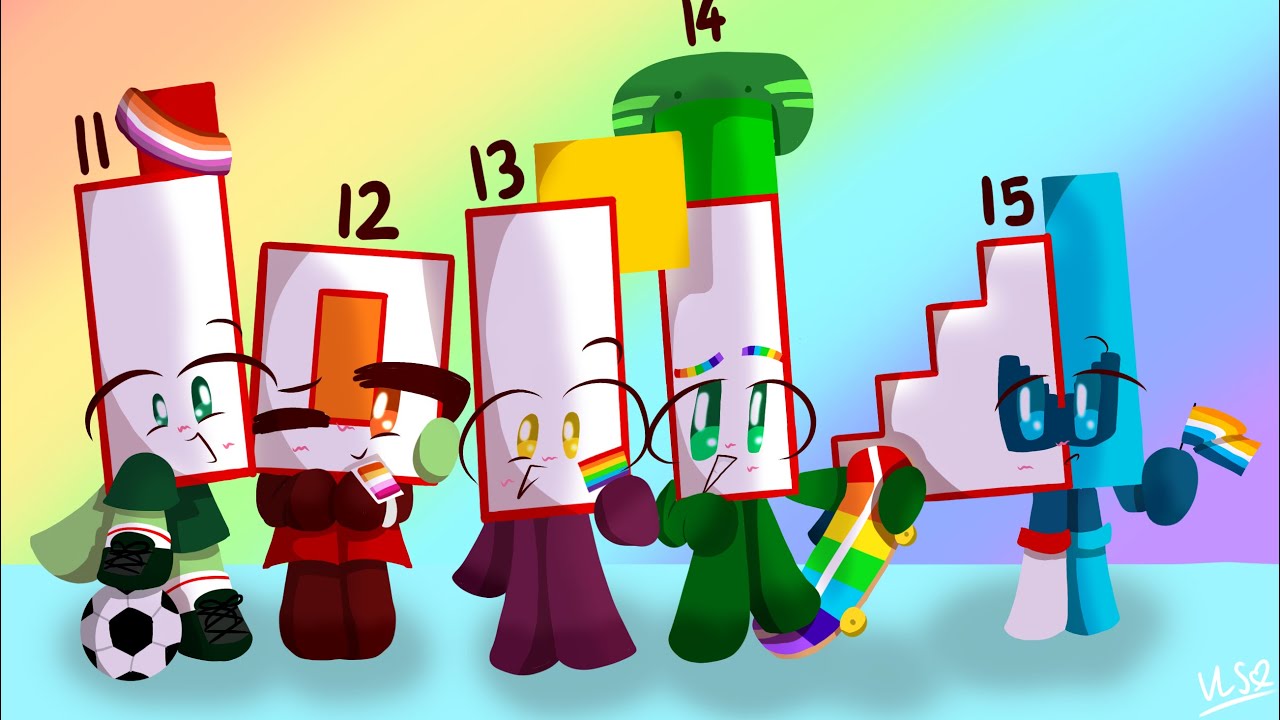 Numberblocks Pride Month Speedpaint! + Introduction! - YouTube