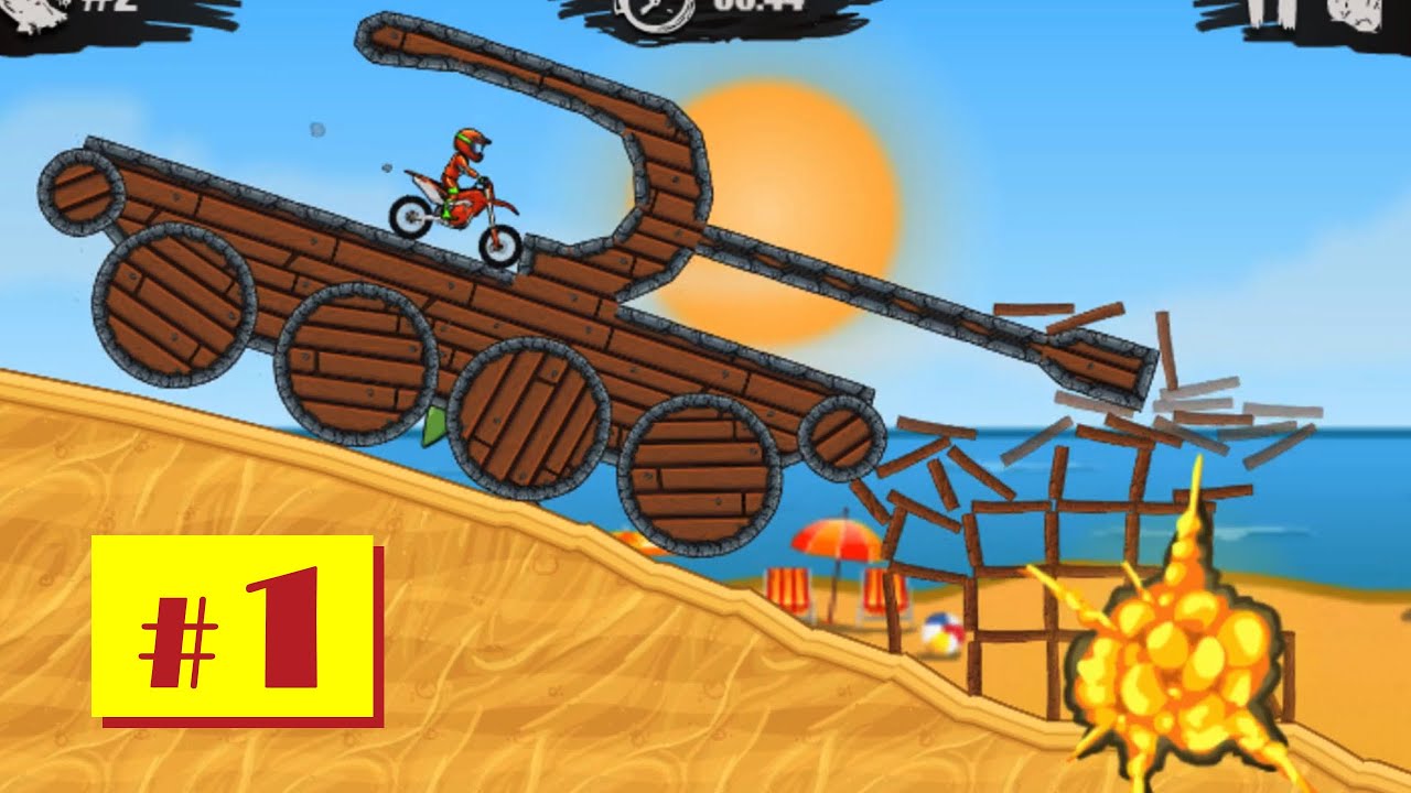 Moto X3M Bike Race Game - Walkthrough - Part 01 - Levels 1-11 - YouTube