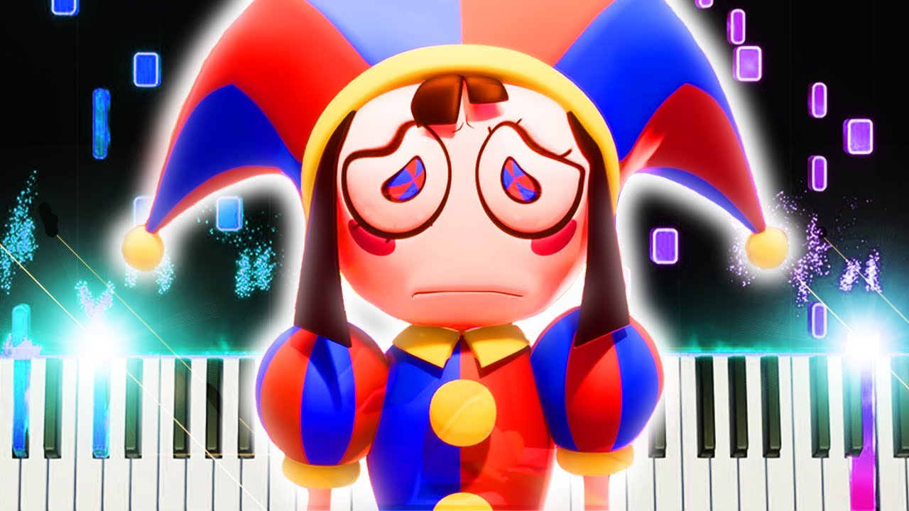 The Amazing Digital Circus Theme - Piano Tutorial (Sheets + MIDI) - YouTube