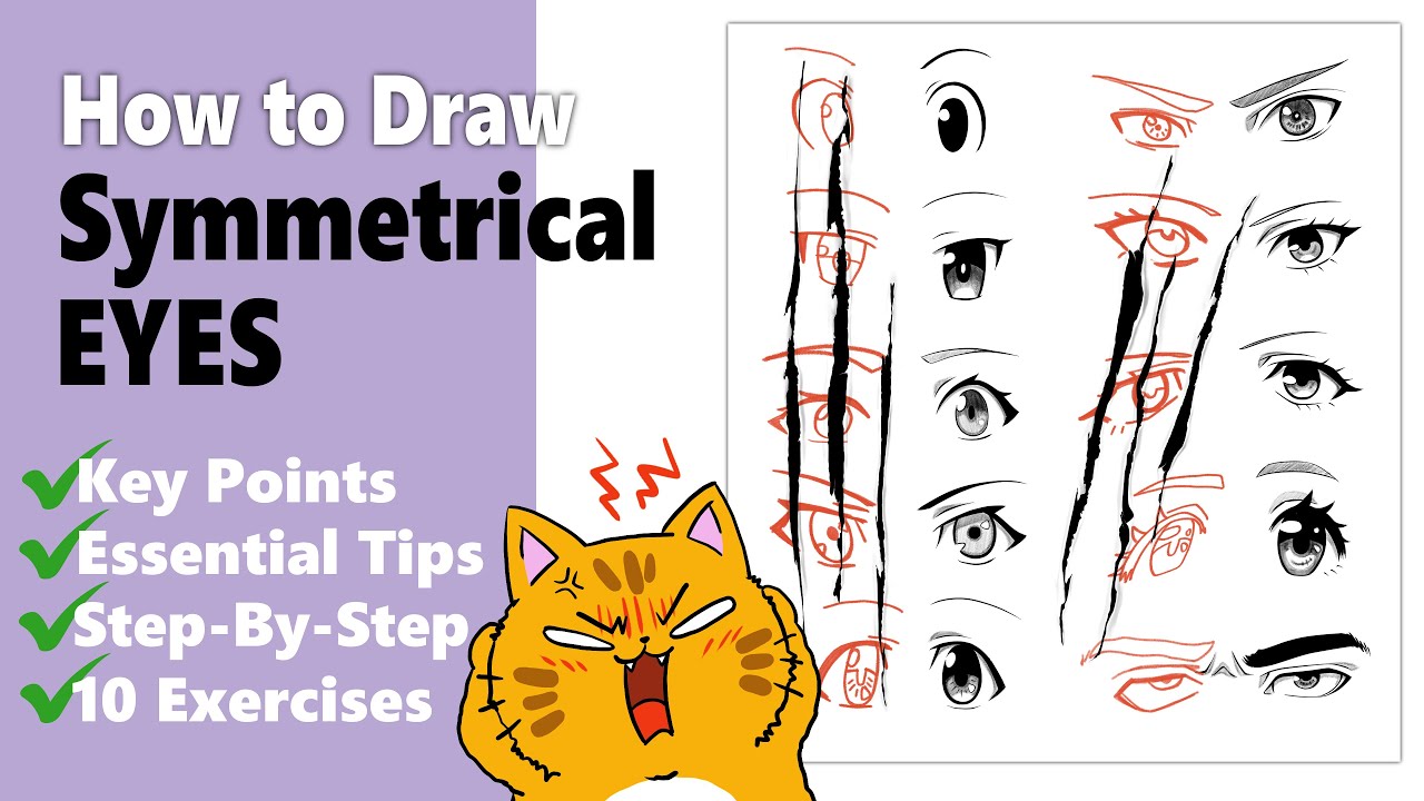 How to Draw the 'Other' Eye (Symmetry For Beginners) - YouTube