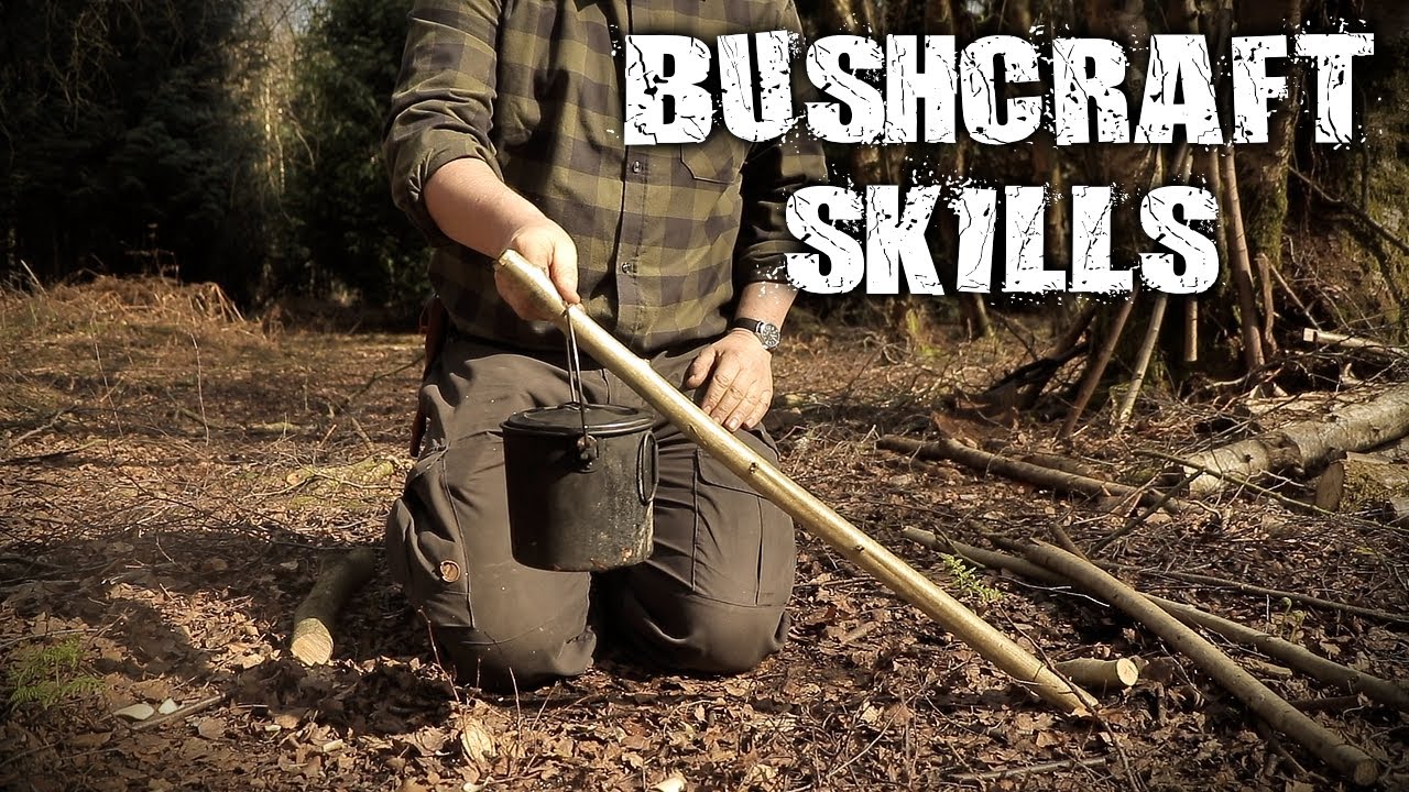 Bushcraft Skills - Camp Craft, Knife Skills, Pot Hangers (Overnight ...