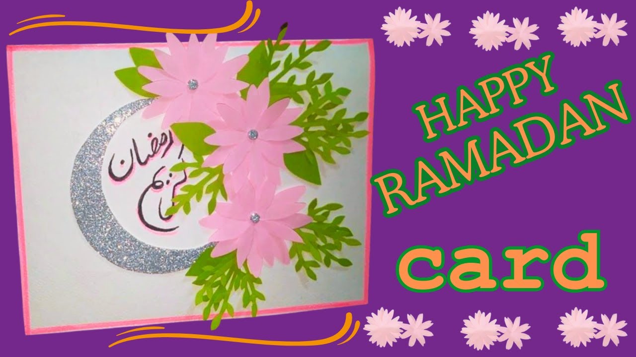 How To Make Card For Ramadan/DIY Welcome Ramadan Decoration Ideas/Table ...