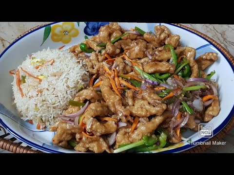 Mongolian Chicken Very Easy Recipe by Qamar Aamir Ex.MPA - YouTube