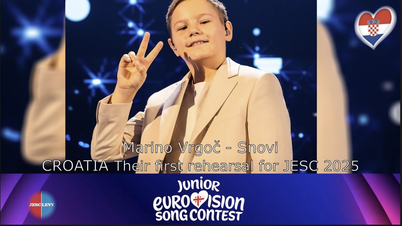 🇭🇷 CROATIA THEIR FIRST REHEARSALS PICTURES | JESC 2025 | - YouTube