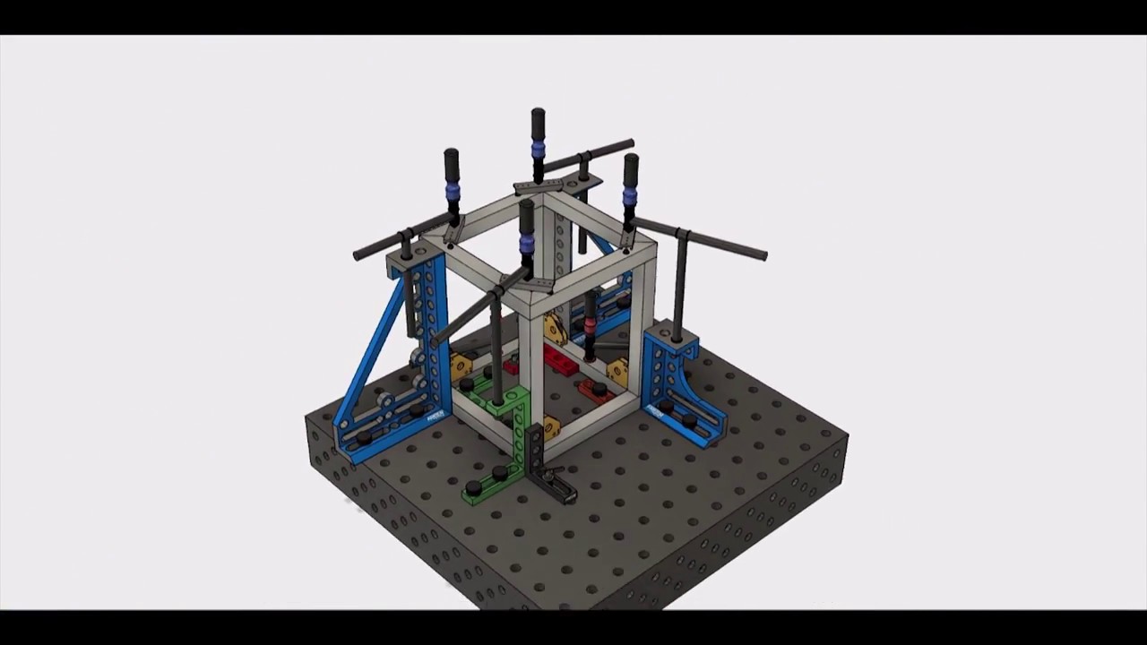 Modular Welding Table - Complete Setup Overview - YouTube