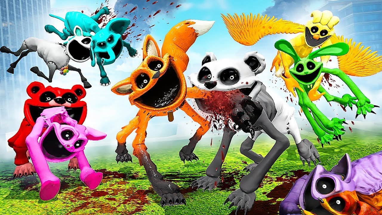 THE STRONGEST BIG SMILING BEAST! FUN AND MADNESS IN Garry`s Mod - YouTube