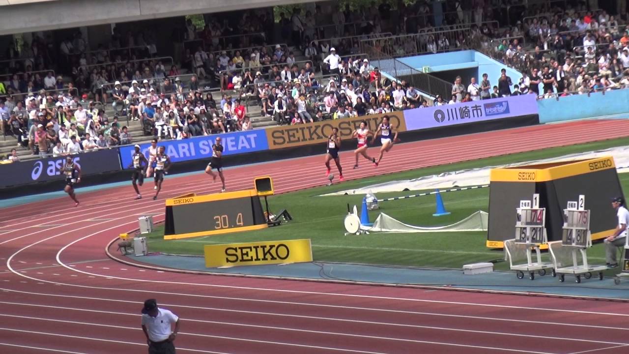 SEIKO GGP2016 Men400m Julian WALSH45.68ｳｫﾙｼｭ ｼﾞｭﾘｱﾝ Jarrin SOLOMON ...
