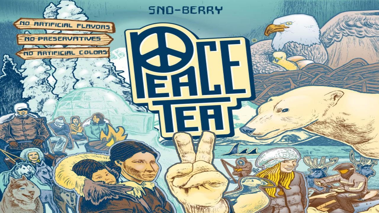 Trying Sno-Berry Peace Tea - YouTube