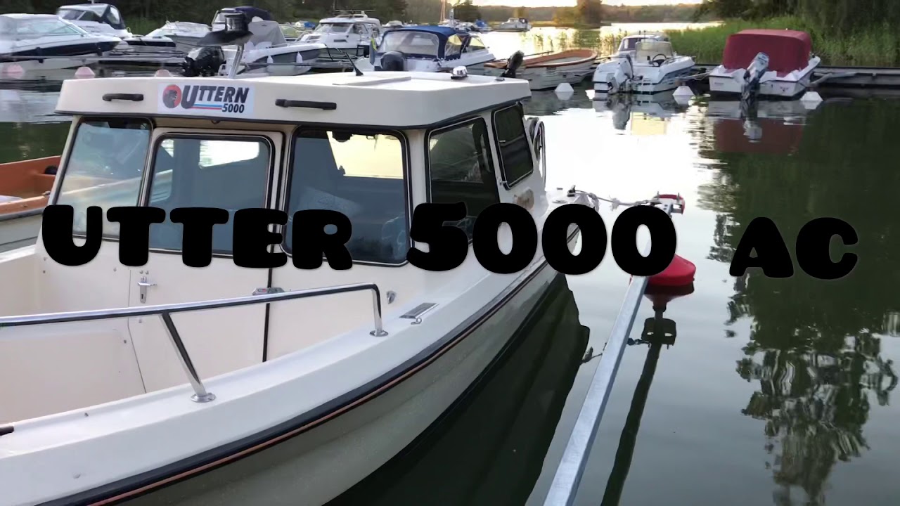 Utter 5000 ac glider in i gräddö [2018] - YouTube