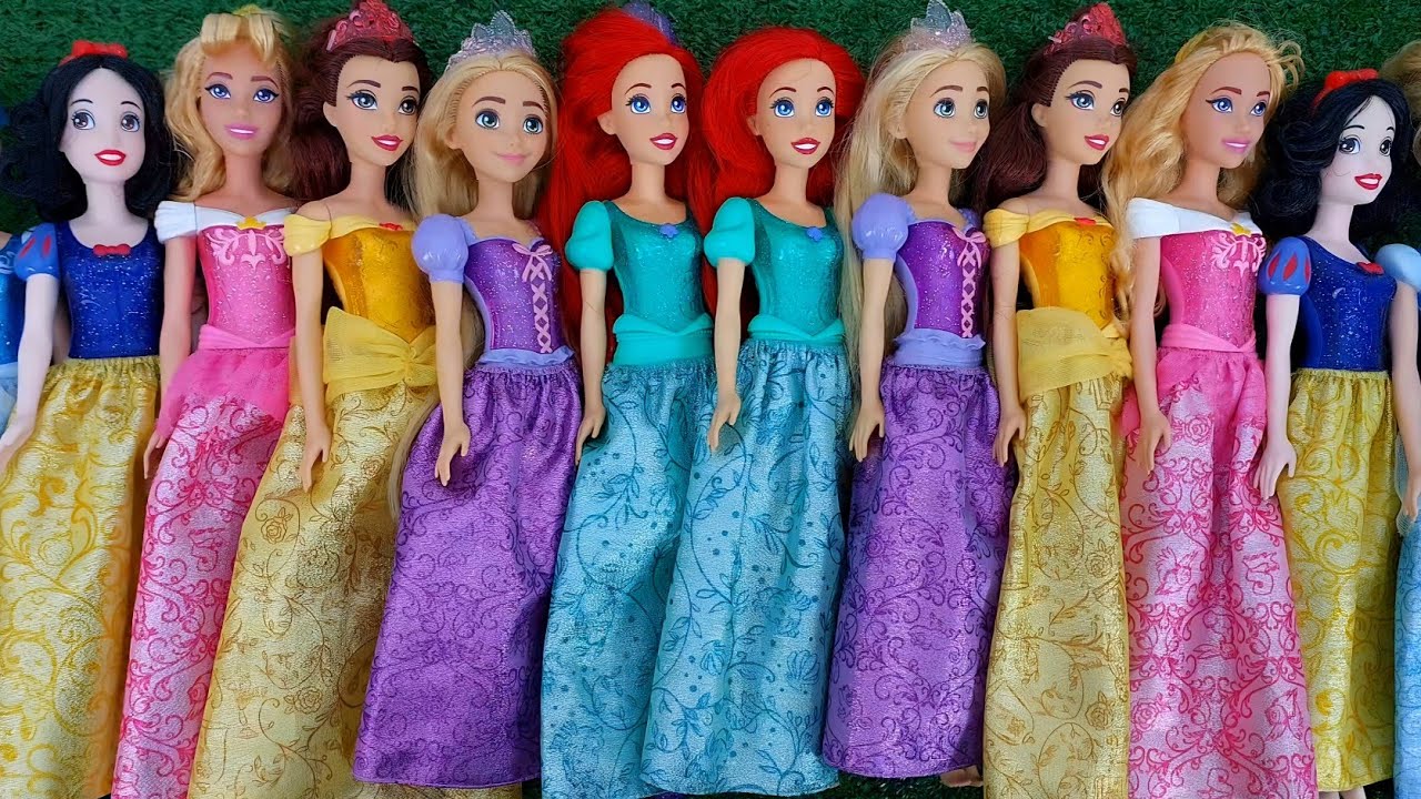 70 Minutes Disney princesses Collection ASMR Satisfying Unboxing ...