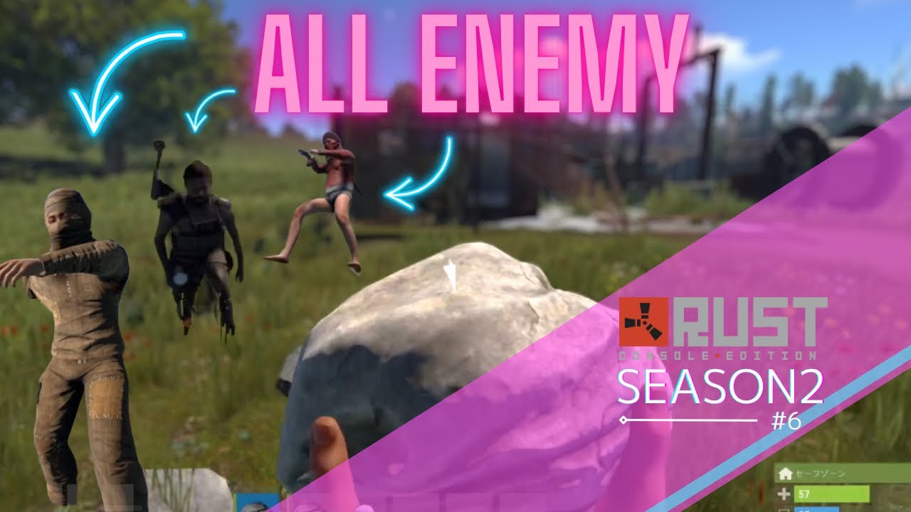 【RUST solo】スタートダッシュで訪れるRUSTの厳しさ【PS5 rust実況 #6】 - YouTube