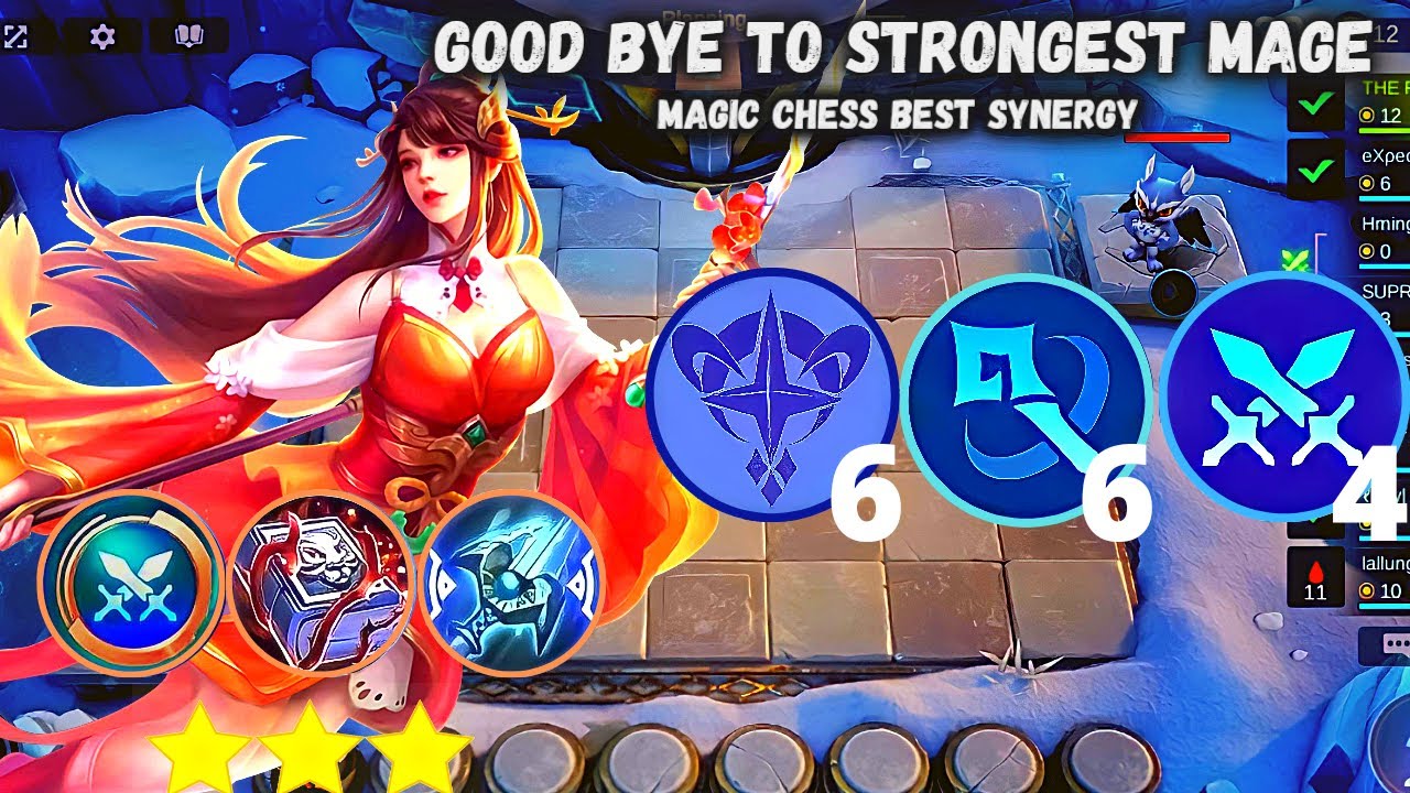 TRIBUTE TO STRONGEST MAGE MAGIC CHESS | MAGIC CHESS STRONGEST HERO ...