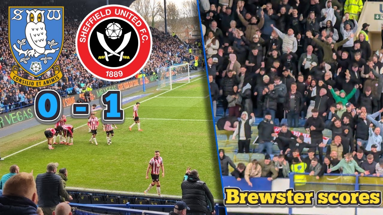 Brewster scores to win the Steel City Derby | Sheffield Wednesday vs ...