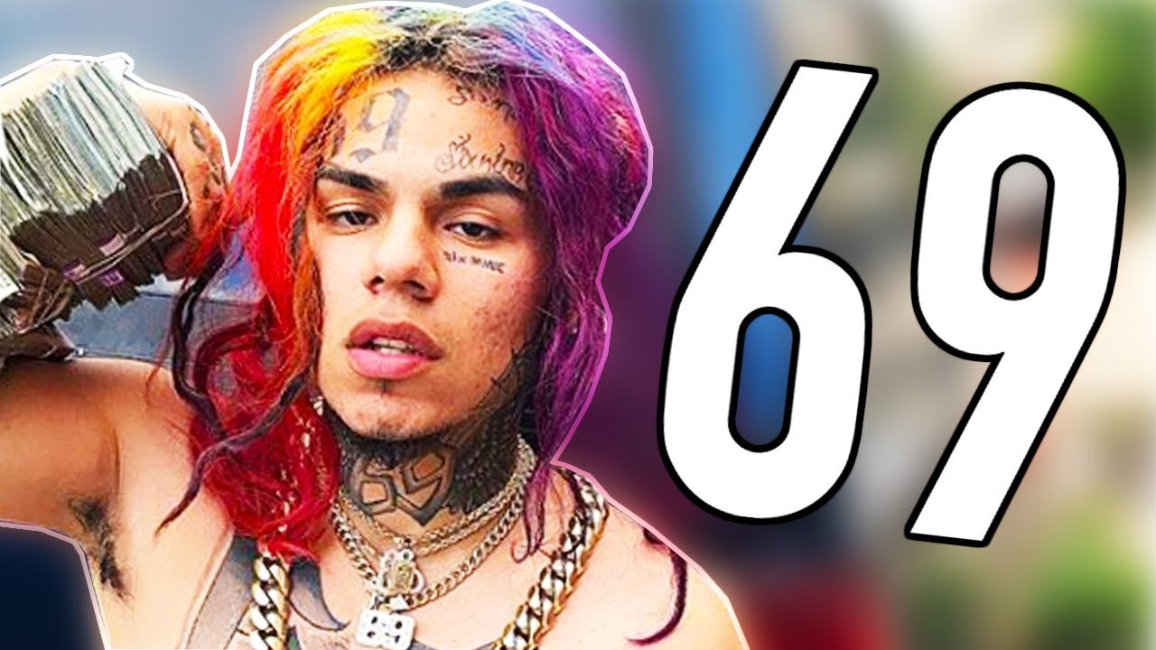 guy with rainbow hair rapper