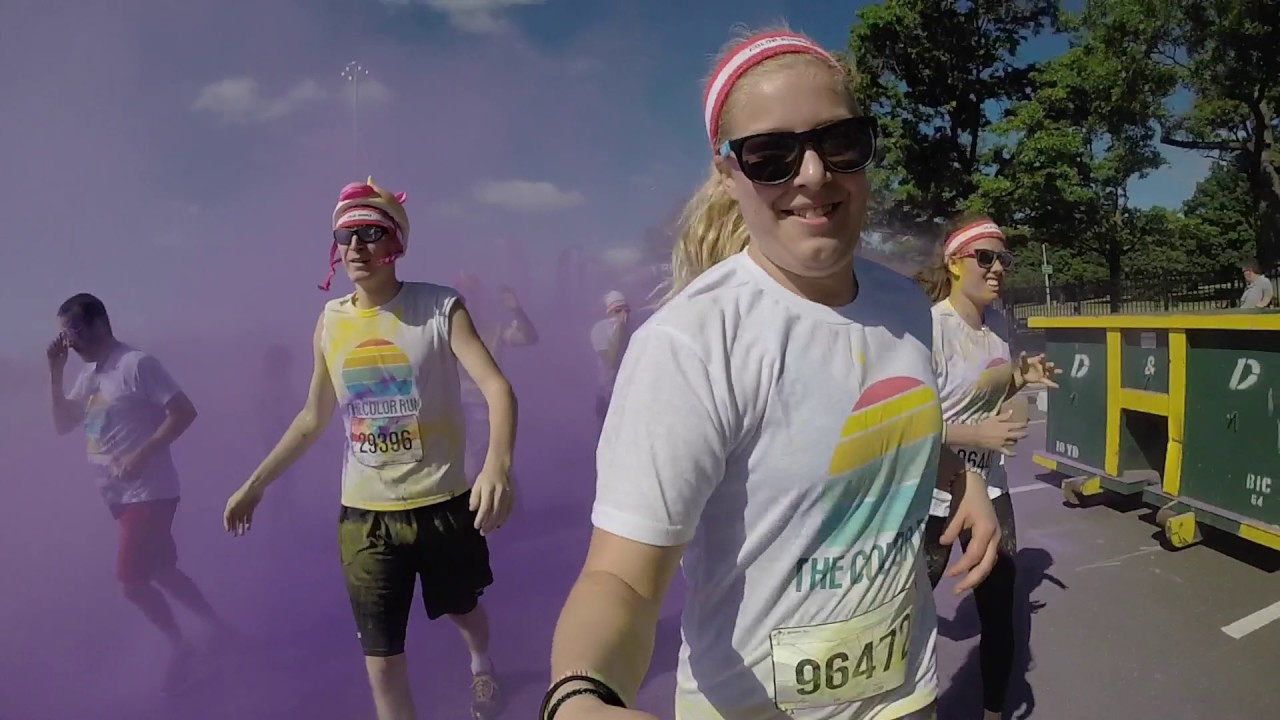 Color Run 2017 l New York, Citi Field - YouTube