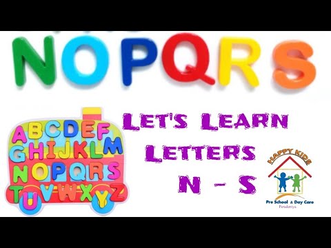 Let's Learn letters "N - S" - Online lesson - 7 for preschoolers # ...