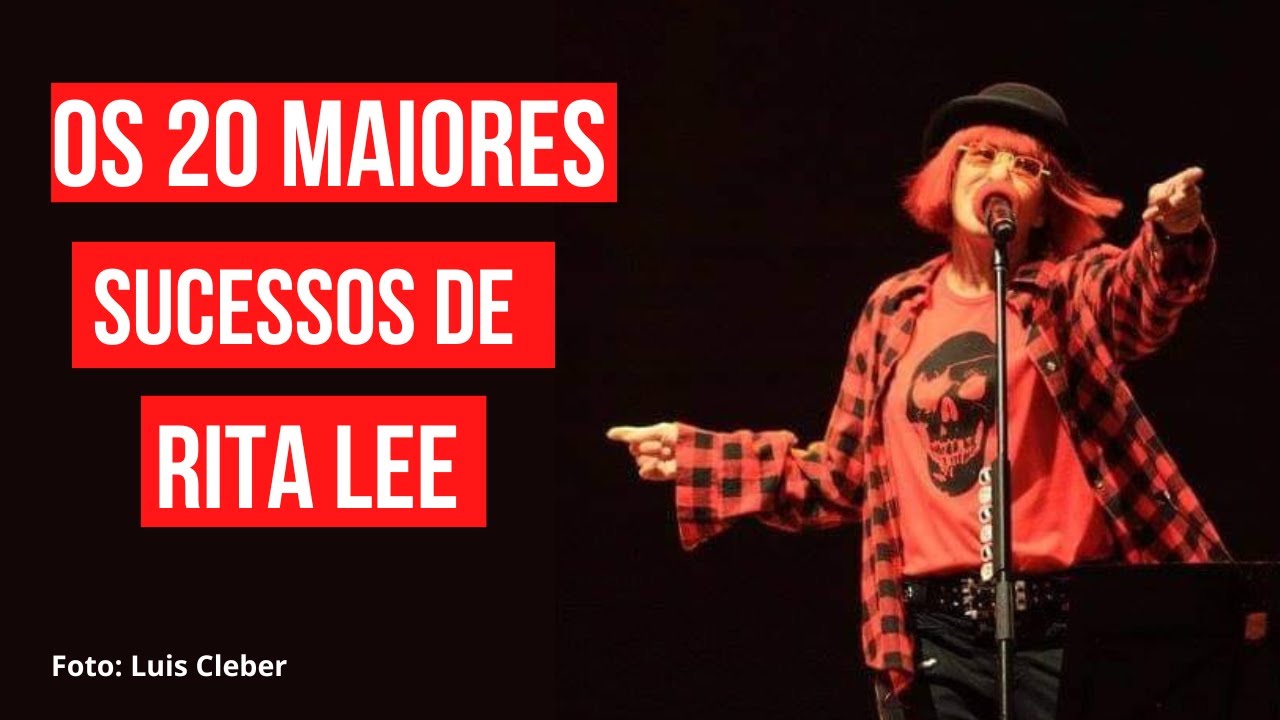 Ranking das 20 músicas de Rita Lee mais tocadas no Brasil - YouTube