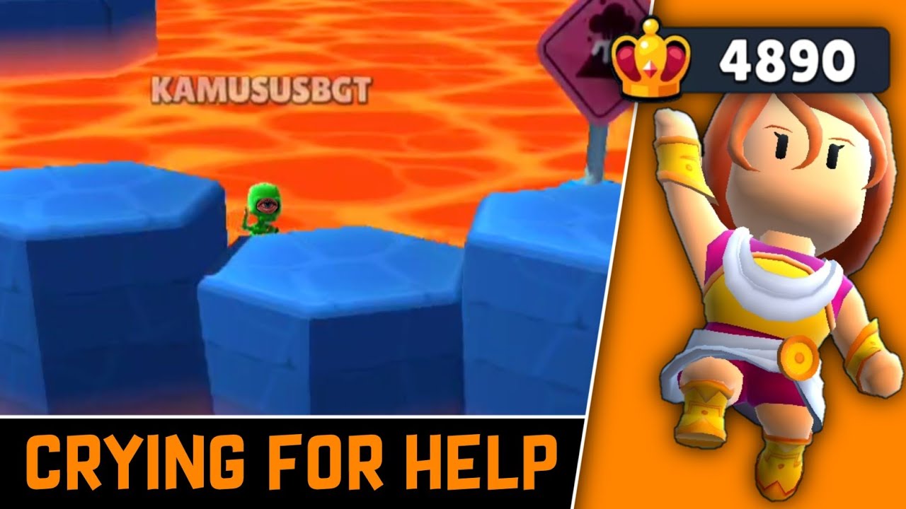Crying For Help. Winning 4890 Crowns In Stumble Guys | TUFMAN PLAYZ ...