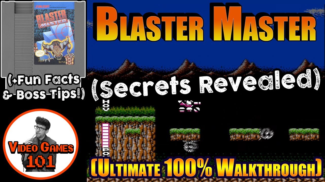 Blaster Master NES Walkthrough | 100% Guide | Video Games 101 - YouTube
