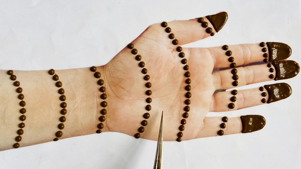 Easy Bharva Indian Full Hand Mehndi Design Trick 2024-Simple Dulhan ...