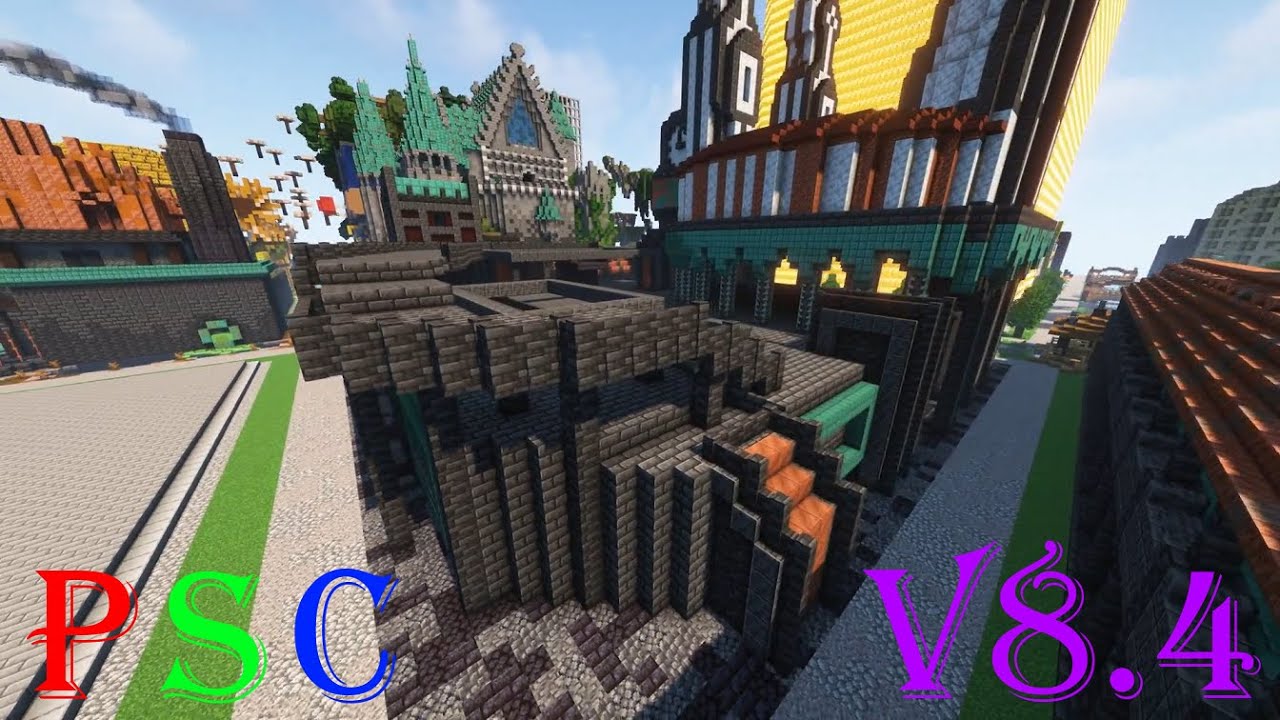 Minecraft Adventure Map - PSC v8.4 built in a Timelapse - YouTube