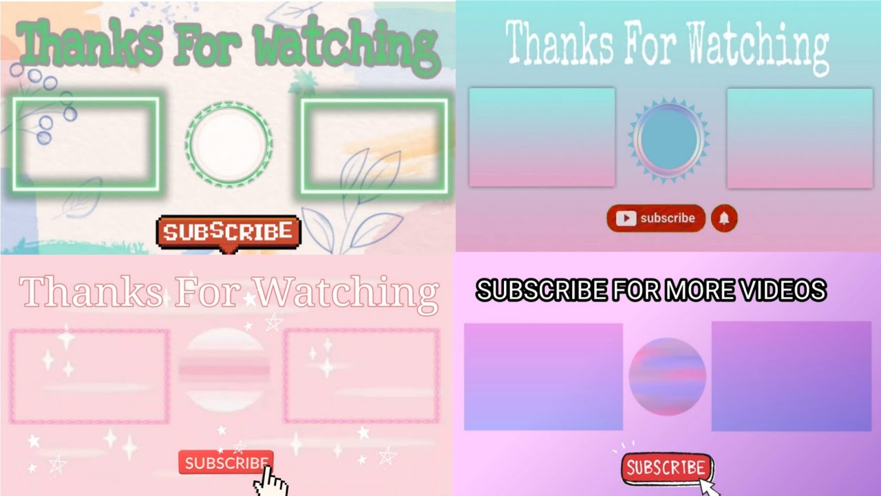 FREE OUTRO TEMPLATE • SIMPLE OUTRO TEMPLATE • ANNEDY REY - YouTube